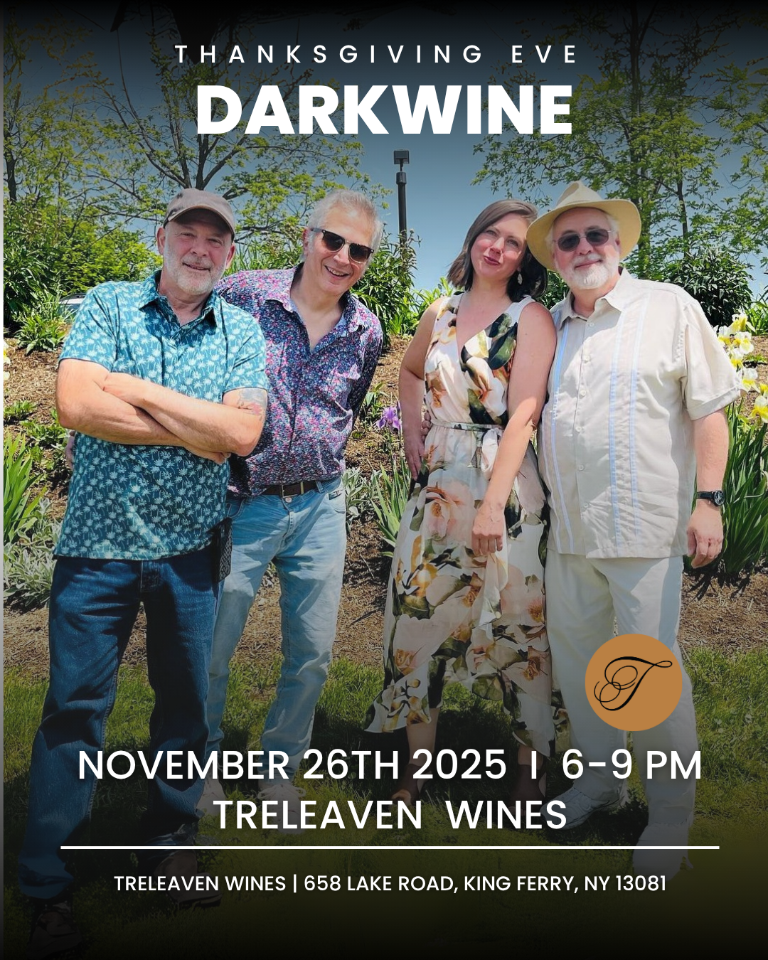 Thanksgiving Eve Celebration featuring Darkwine - Treleaven Wines